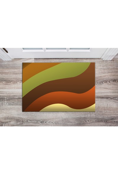 Kiparis Dalgalı Kahverengi Kapı Önü, Bina Içi ve Dışı Paspası Kiparis Dalgalı Kahverengi Kapı Önü, Bina Içi ve Dışı Paspası