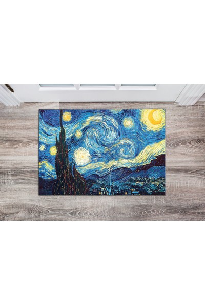 Kiparis Vincent Van Gogh, Yıldızlı Gece, Kapı Önü, Içi Paspası