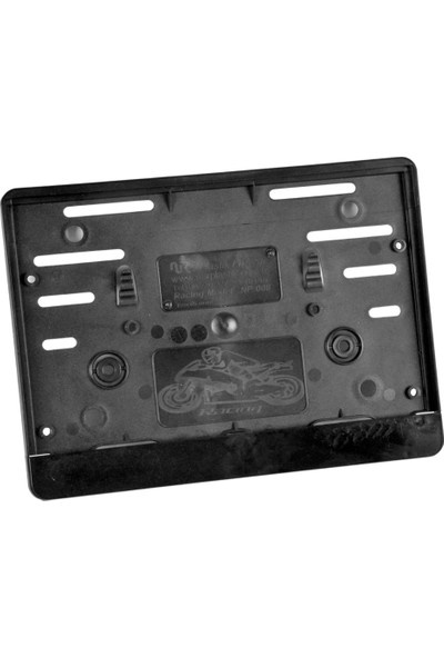 Np Yazısız Çıtalı Motosiklet Plaka Altlığı NP008