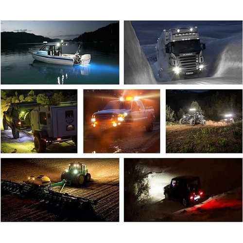Zembil 10V-60V 48W Slim 16 Led Kare Çalışma Lambası Off Road Fiyatı