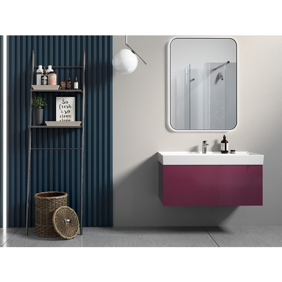Cerastyle Turkuaz Sharp Etajerli Lavabo 60*48 cm Fiyatı