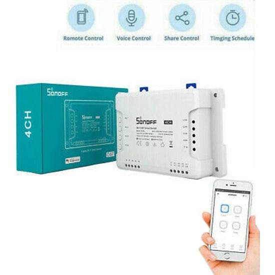 Sonoff 4ch R3 4 Kanal Wifi Röle Kartı Fiyatı - Taksit Seçenekleri