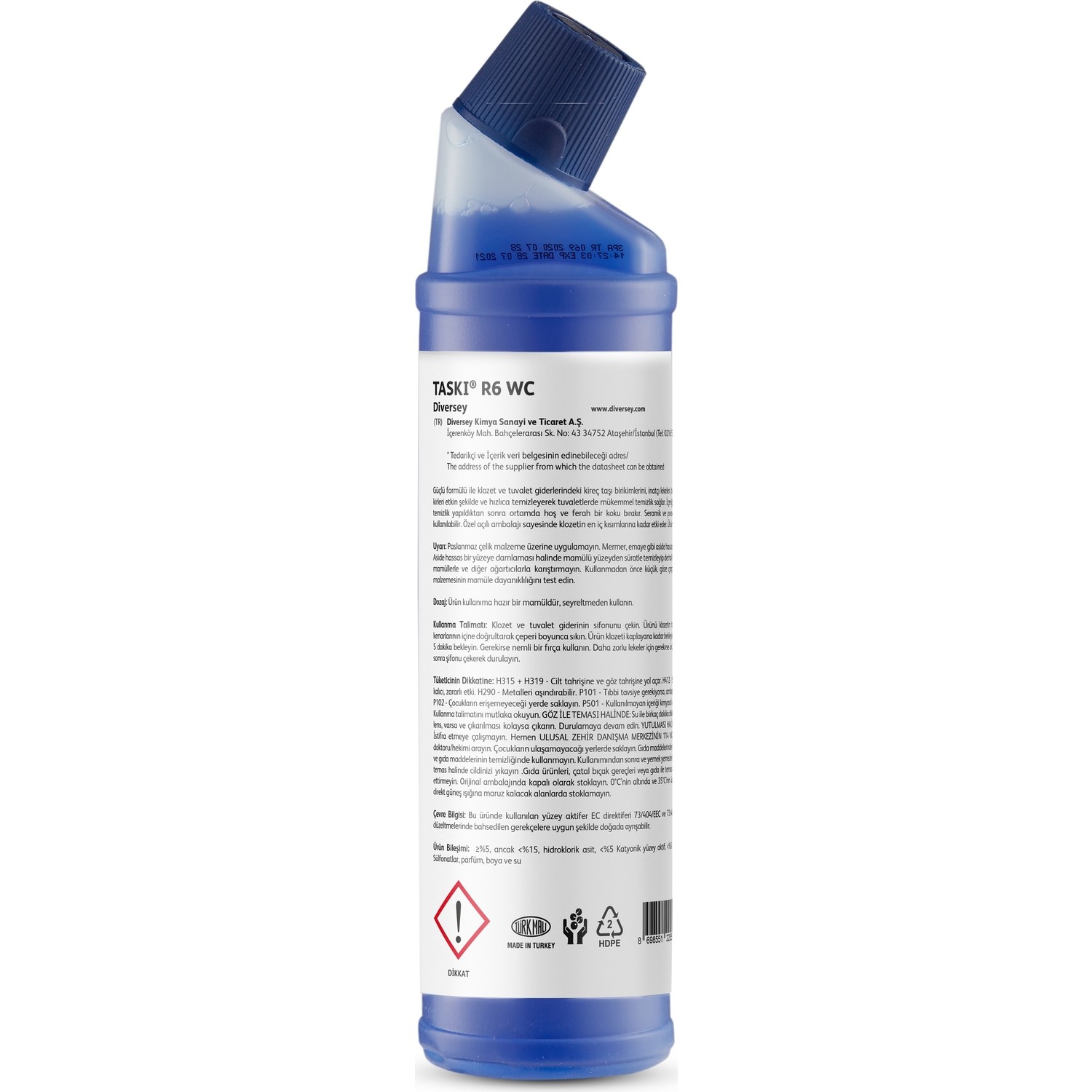 Diversey TASKI R6 WC Ağır Kirler İçin Tuvalet Temizleyici Fiyatı