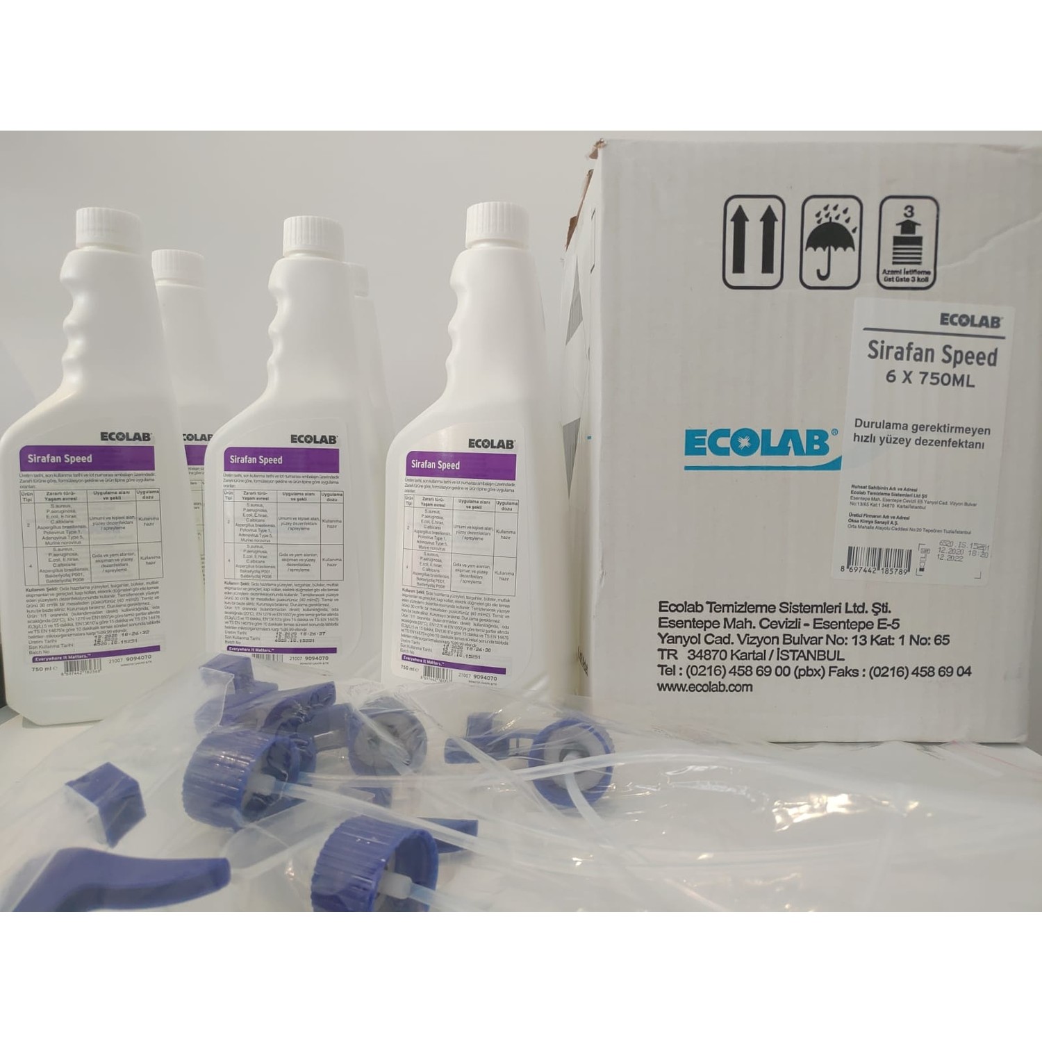 Ecolab Sirafan Speed 750 ml x 6 Adet Fiyatı - Taksit Seçenekleri