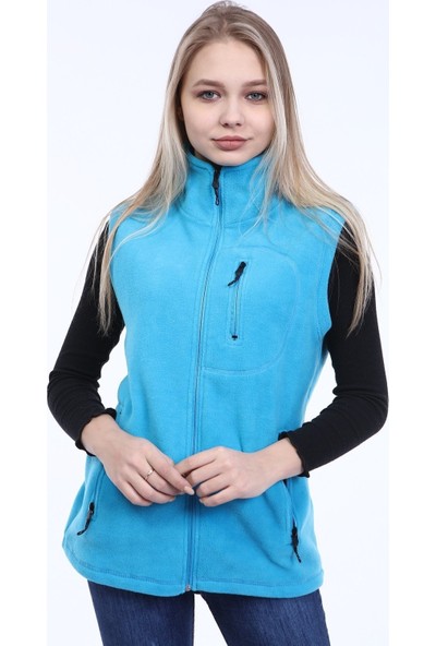 Genıus Store Kadın Spor Polar Yelek Outdoor Yelek