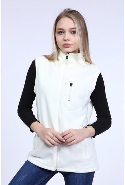 Genius Store Kadın Spor Polar Yelek Outdoor Yelek