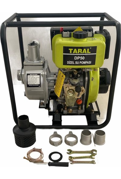 Taral DP50 Dizel Motorlu Su Pompası 2 Inc Ipli
