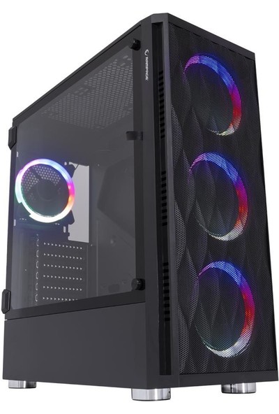 Rampage X-Horse Tempered Glass 650W 80 Plus Bronze 4*rainbow Fan 1*usb 3.0 1*usb 2.0 Gaming Kasa Rampage X-Horse Tempered Glass 650W 80 Plus Bronze 4*rainbow Fan 1*usb 3.0 1*usb 2.0 Gaming Kasa