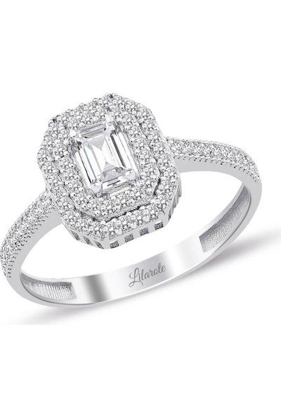 Lilarote Baget Çift Şerit Altın Yüzük