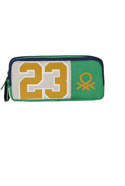 United Colors Of Benetton Çift Bölmeli Kalemlik 70208 Yeşil