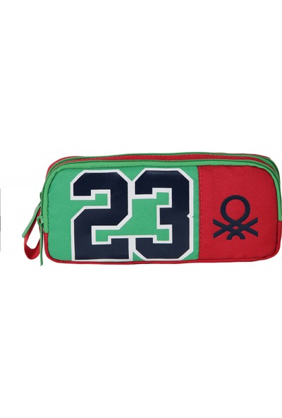 United Colors Of Benetton Çift Bölmeli Kalemlik 70220 Kırmızı