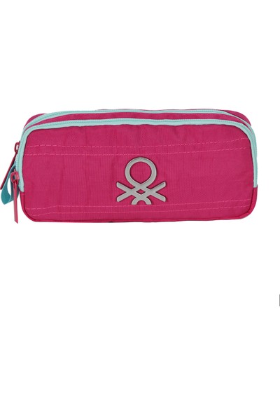 United Colors Of Benetton Çift Bölmeli Krinkıl Kalemlik 70435 Pembe United Colors Of Benetton Çift Bölmeli Krinkıl Kalemlik 70435 Pembe