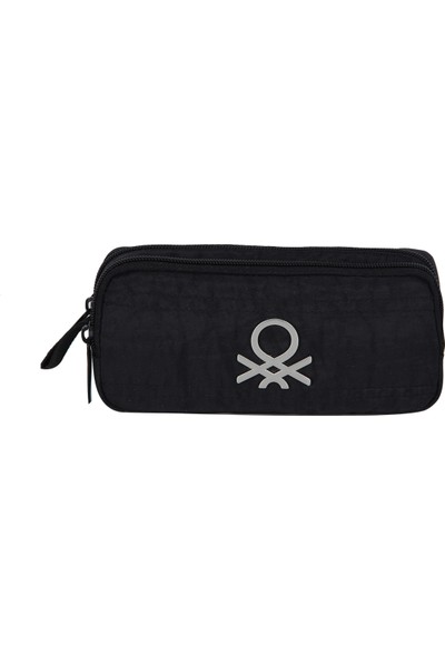 United Colors Of Benetton Çift Bölmeli Krinkıl Kalemlik 70495 Siyah United Colors Of Benetton Çift Bölmeli Krinkıl Kalemlik 70495 Siyah