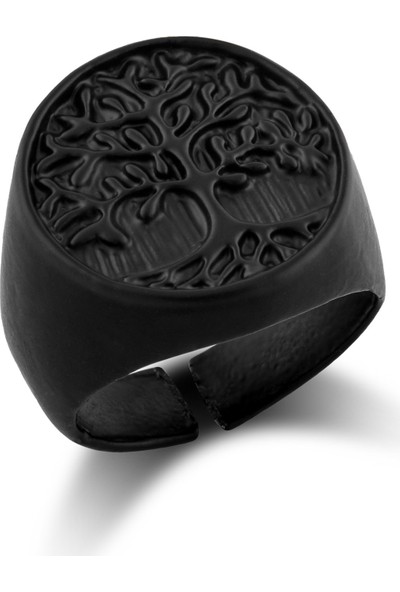 Apptakı Yaşam Hayat Ağacı Ayarlanabilir Erkek Yüzük YÜZ0195