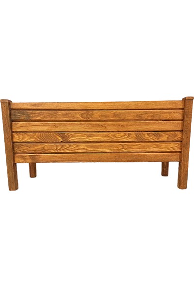 Ahşap Saksı Ahşap Çiçeklik Dış Mekan Saksılık Büyük Boy