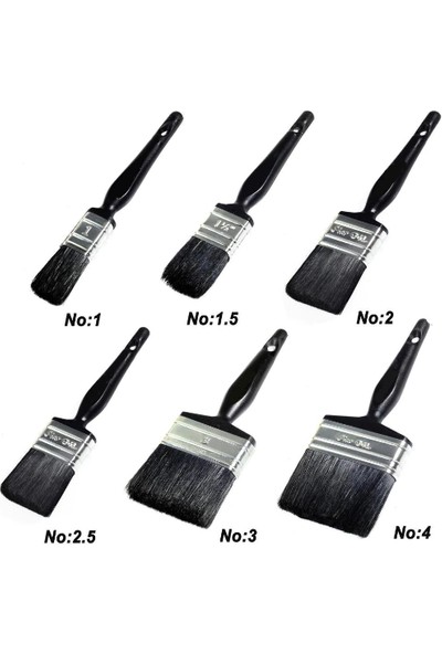 Gross Avm Yağlı Boya Fırçası No: 1,5 - Kestirme Boya Fırçası 2'li