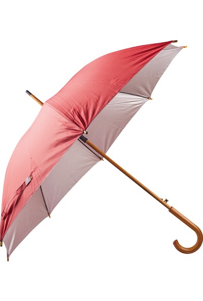 Mucito Ahşap Saplı Baston Model Şemsiye