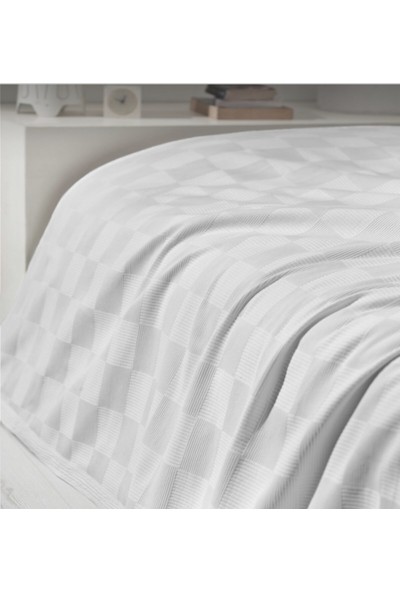 Sefaoğlu Tekstil King Size Pike, %100 Pamuk, Beyaz Sefaoğlu Tekstil King Size Pike, %100 Pamuk, Beyaz
