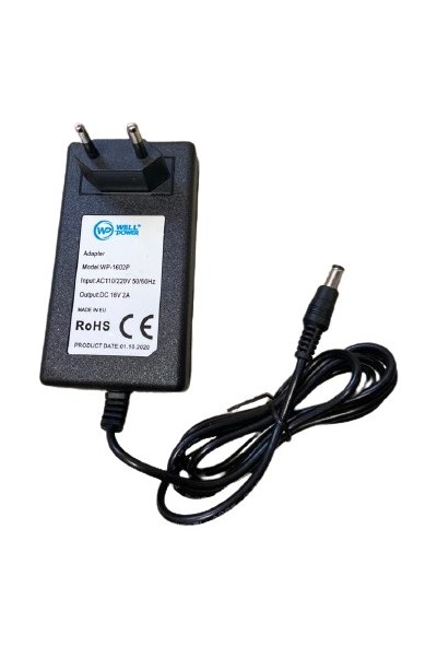 Well Power Adaptör Santral Adaptör 16V 2A Ac 110/220V 50-60HZ Dc 16V 2A Adaptör WP-1602P