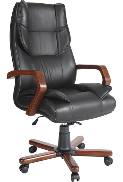Ofisel Arha Ahşap Yönetici Koltuğu Multi Tilt Mekanizmalı Siyah Ofisel Arha Ahşap Yönetici Koltuğu Multi Tilt Mekanizmalı Siyah