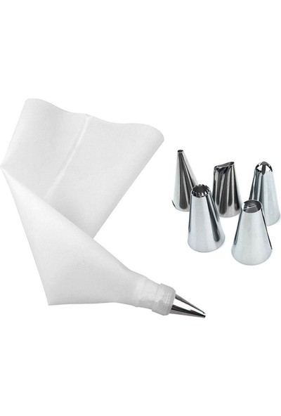 Gondol Krema Torbası 6 Farklı Metal Uçlu