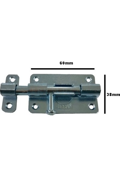 Gross AVM Mavzer Sürgü - Kapı Sürgüsü - Küçük Boy: 60X38MM - 3 Adet Gross AVM Mavzer Sürgü - Kapı Sürgüsü - Küçük Boy: 60X38MM - 3 Adet
