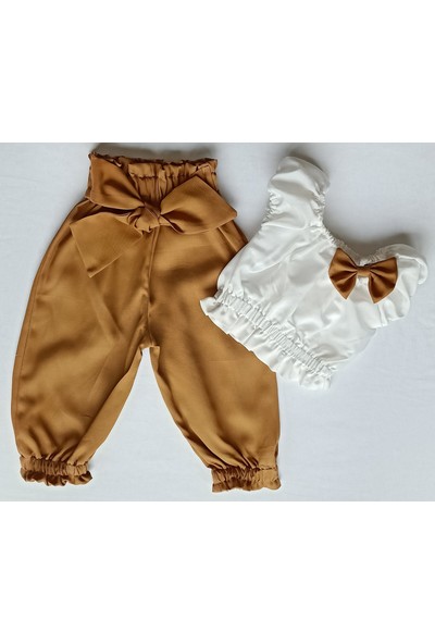 Momsandbabies Büstiyerli Pantolon Takım Tarçın Momsandbabies Büstiyerli Pantolon Takım Tarçın