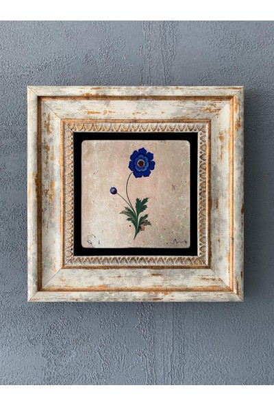 Oscar Stone Decor Çerçeveli Taş Duvar Dekoru 20 x 20 cm CDD1-40-495