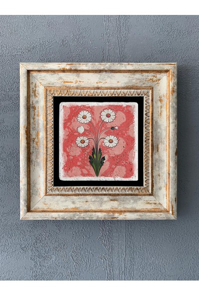 Oscar Stone Decor Çerçeveli Taş Duvar Dekoru 20 x 20 cm CDD1-40-497