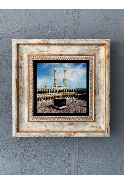 Oscar Stone Decor Çerçeveli Taş Duvar Dekoru 20 x 20 cm CDD1-40-522