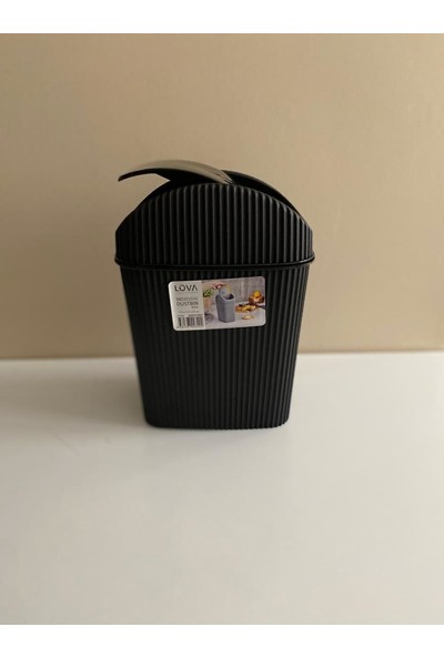 Tezgah Üstü Mini Çöp Kovasi Krem 2.5 Lt