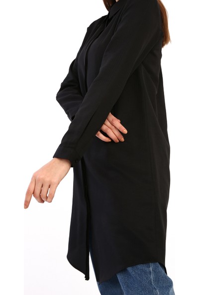 ALLDAY Gizli Patlı Gömlek Tunik