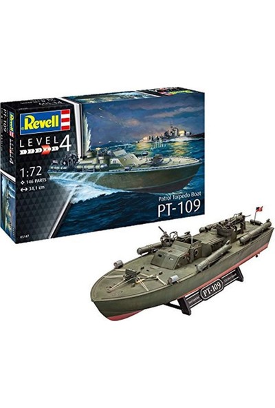 Revell Maket Seti Patrol Torpedo Boat PT-109 65147