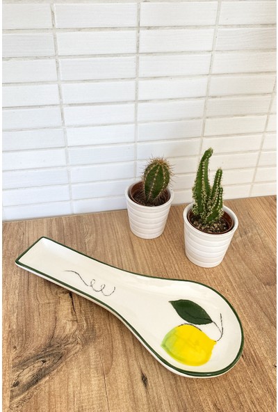 Kitchen Feel Kirli Kaşıklık Limon Desen El Dekoru Kitchen Feel Kirli Kaşıklık Limon Desen El Dekoru