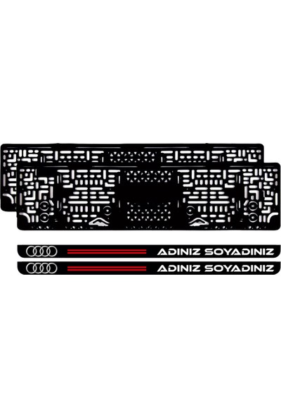 Kapbirhediye Kişiye Özel Audi Tasarımlı Araç Plakalık (Siyah) Kapbirhediye Kişiye Özel Audi Tasarımlı Araç Plakalık (Siyah)