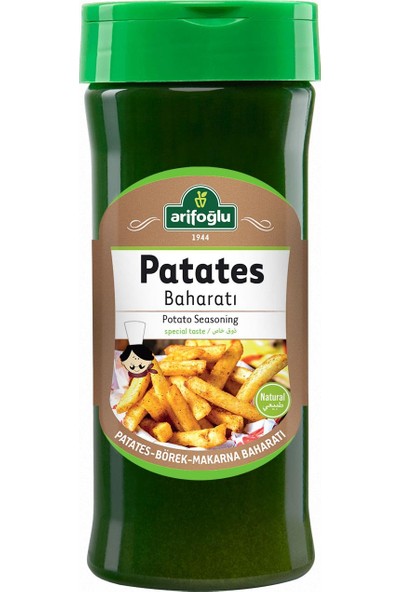Arifoğlu Kızarmış Patates Baharatı 230 gr Pet Arifoğlu Kızarmış Patates Baharatı 230 gr Pet