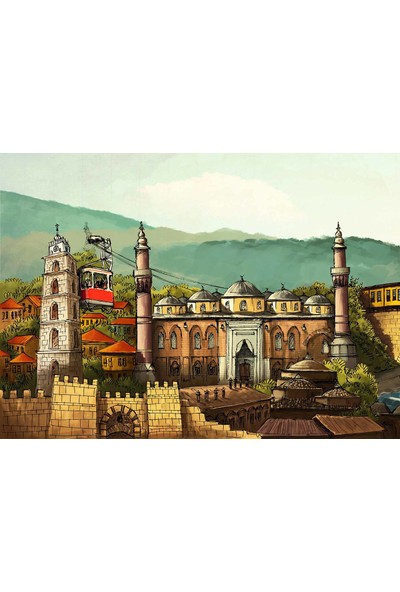 Puzzle Store Bursa Tarihi Çizim
