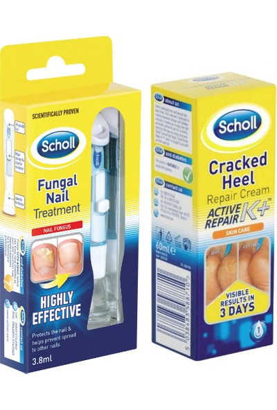 Tırnak Mantarı Için Kit 3,8 Ml+ Topuk Çatlak Kremi 60 ml