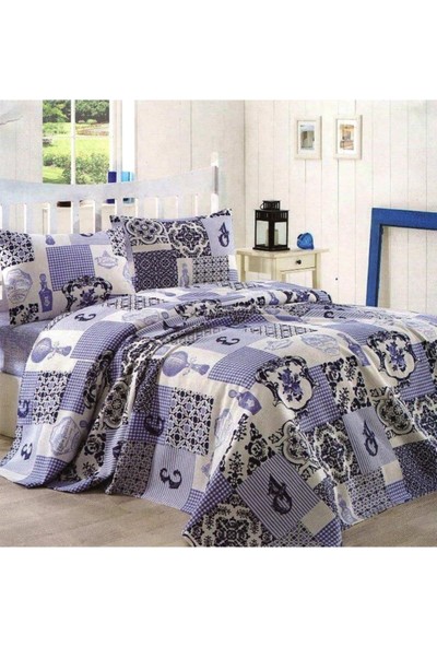 YZNHOME Çift Kişilik Pamuklu Pike Takımı 4 Parça