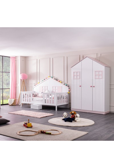 Setay Montessori Çocuk Odası, Fethiye Montessori Çocuk Odası Takımı (Karyola + Dolap)