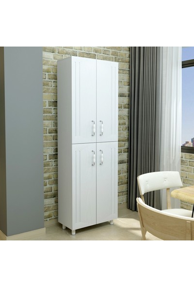 Hepsi Home Zenit 4 Kapaklı Çok Amaçlı Dolap