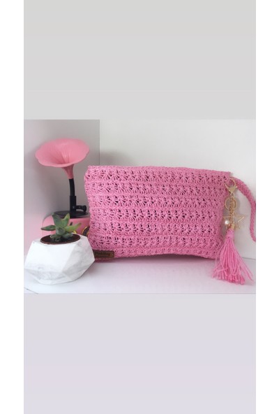 Pink Bag Tarz Clutch Çanta