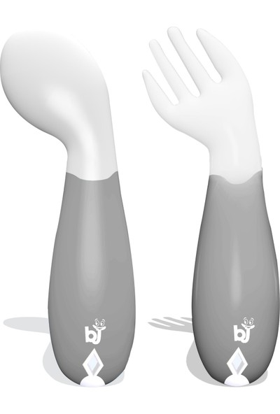 Baby Jem Babyjem Tutmalı Açılı Çatal Kaşık Baby Jem Babyjem Tutmalı Açılı Çatal Kaşık