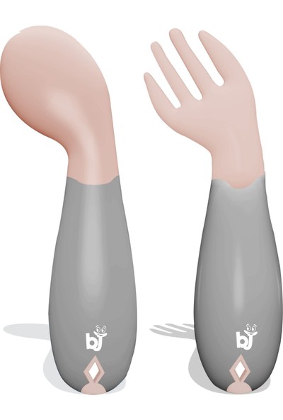Baby Jem Babyjem Tutmalı Açılı Çatal Kaşık Baby Jem Babyjem Tutmalı Açılı Çatal Kaşık