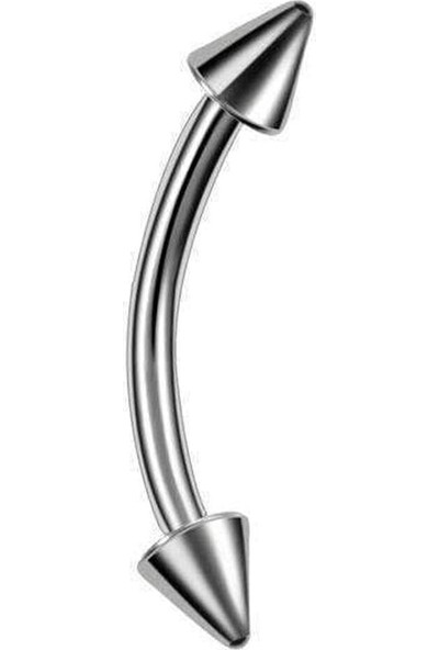 Takıconcept Cerrahi Çelik Kaş Piercingi Orta Boy Spike Uçlu Gümüş Renk Takıconcept Cerrahi Çelik Kaş Piercingi Orta Boy Spike Uçlu Gümüş Renk