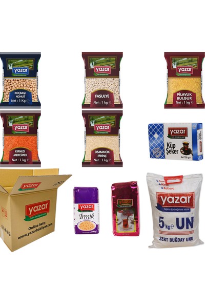 Yazar Ramazan Paketi 9 Parça 11,75 kg
