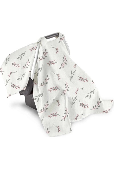 Müslin Cırt Cırtlı Puset Örtüsü Mimoza Mor