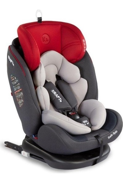 Kraft Safe Spin 0-36 kg 360 ° Dönebilen İsofix'li Oto Koltuğu Kraft Safe Spin 0-36 kg 360 ° Dönebilen İsofix'li Oto Koltuğu