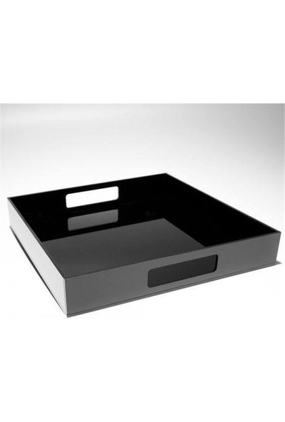 Kinds Decor Siyah Tepsi 35 × 30 cm