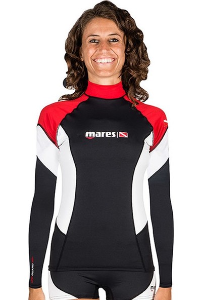 Mares Trilastic L-Sleeve Dc She Dives Kadın Rash Guard Mares Trilastic L-Sleeve Dc She Dives Kadın Rash Guard
